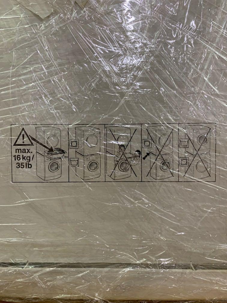 Stacking kit with pull-out shelf, Home Appliances, Cleaning & Laundry ...