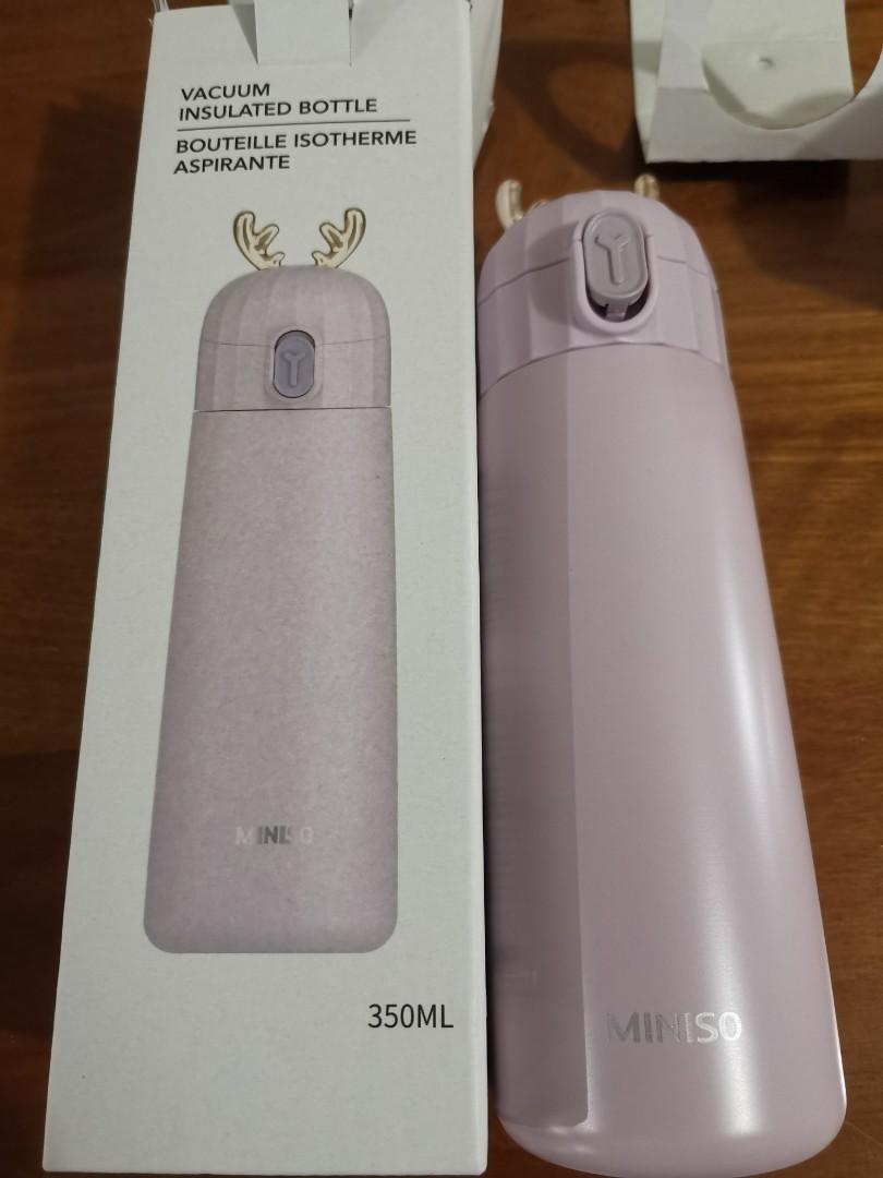 Thermal Flask Miniso (Violet), Furniture & Home Living, Kitchenware ...