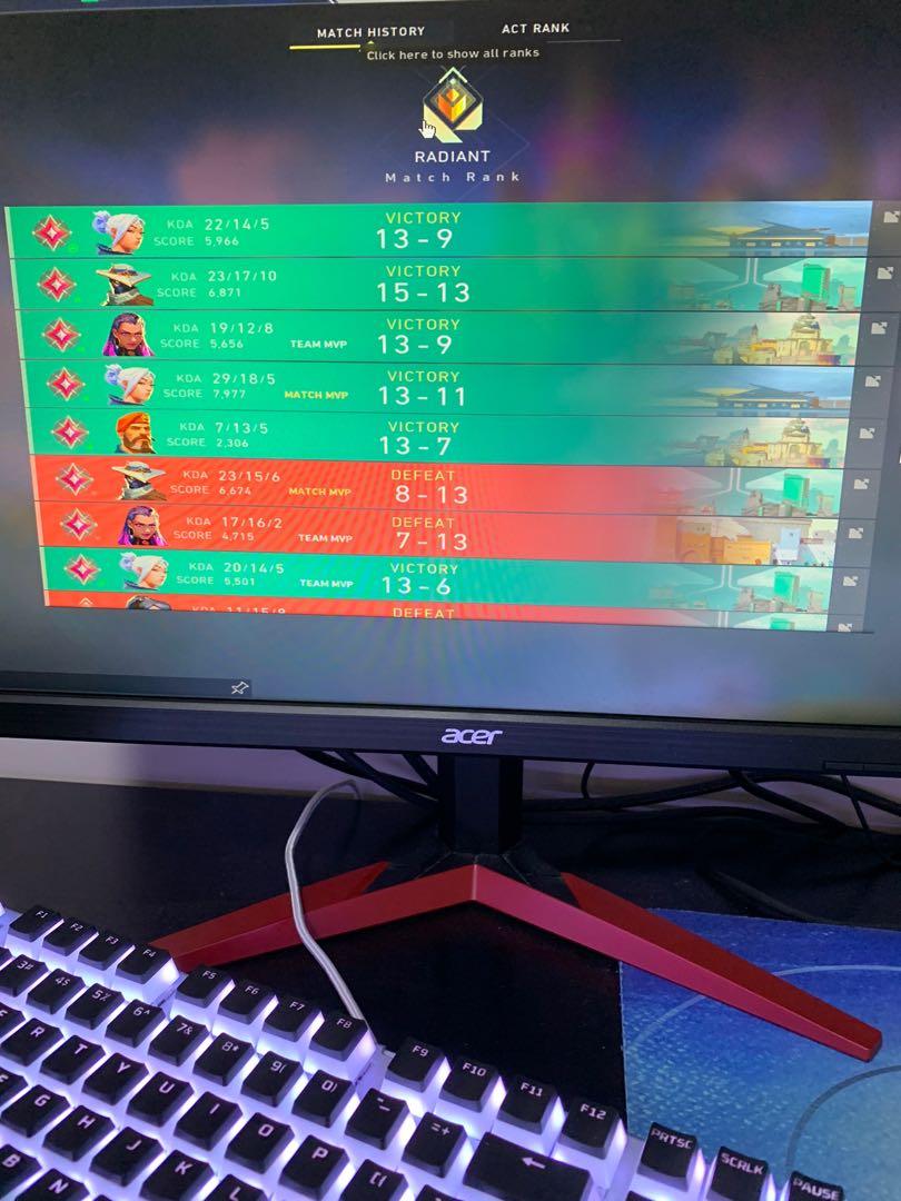 Valorant Radiant Account With Skins, Video Gaming, Gaming Accessories ...