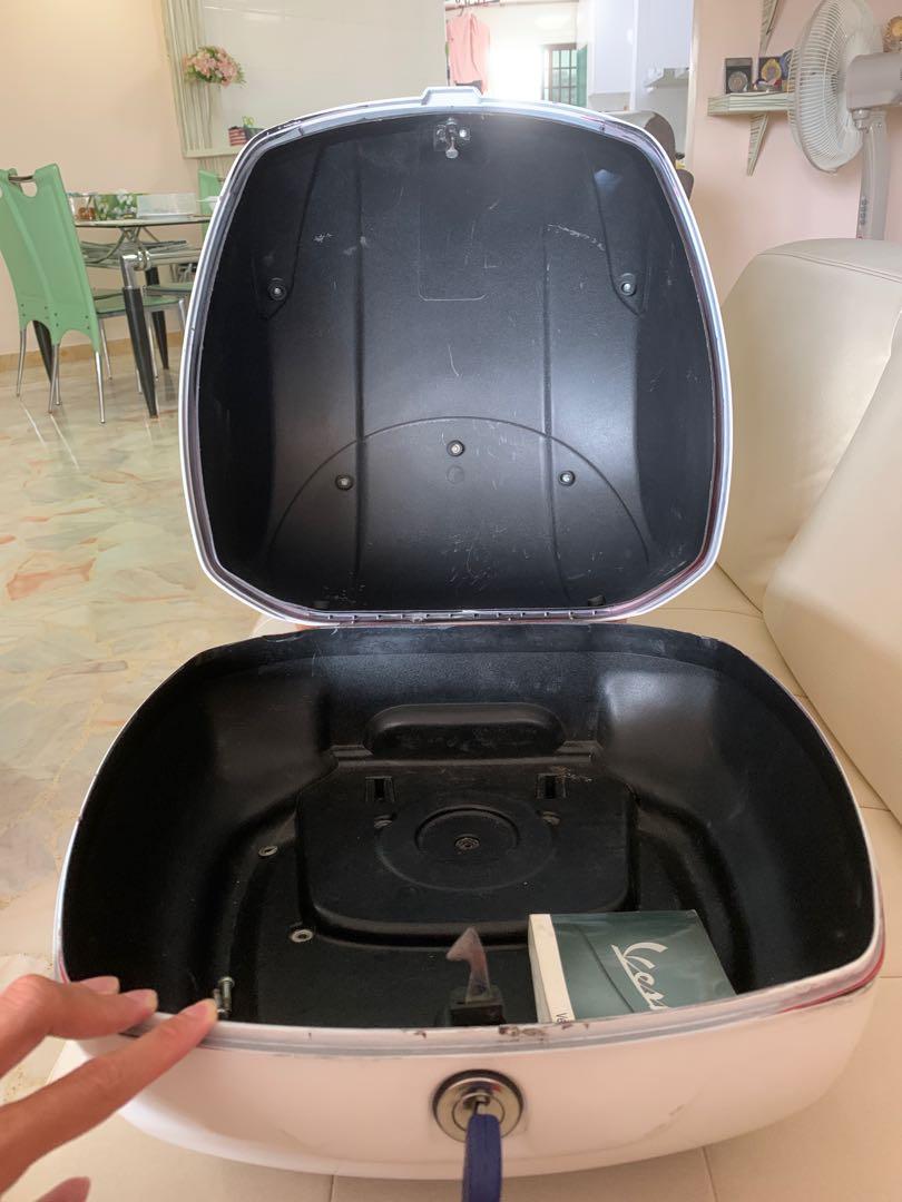 Vespa GTS box, Motorcycles, Motorcycle Accessories on Carousell