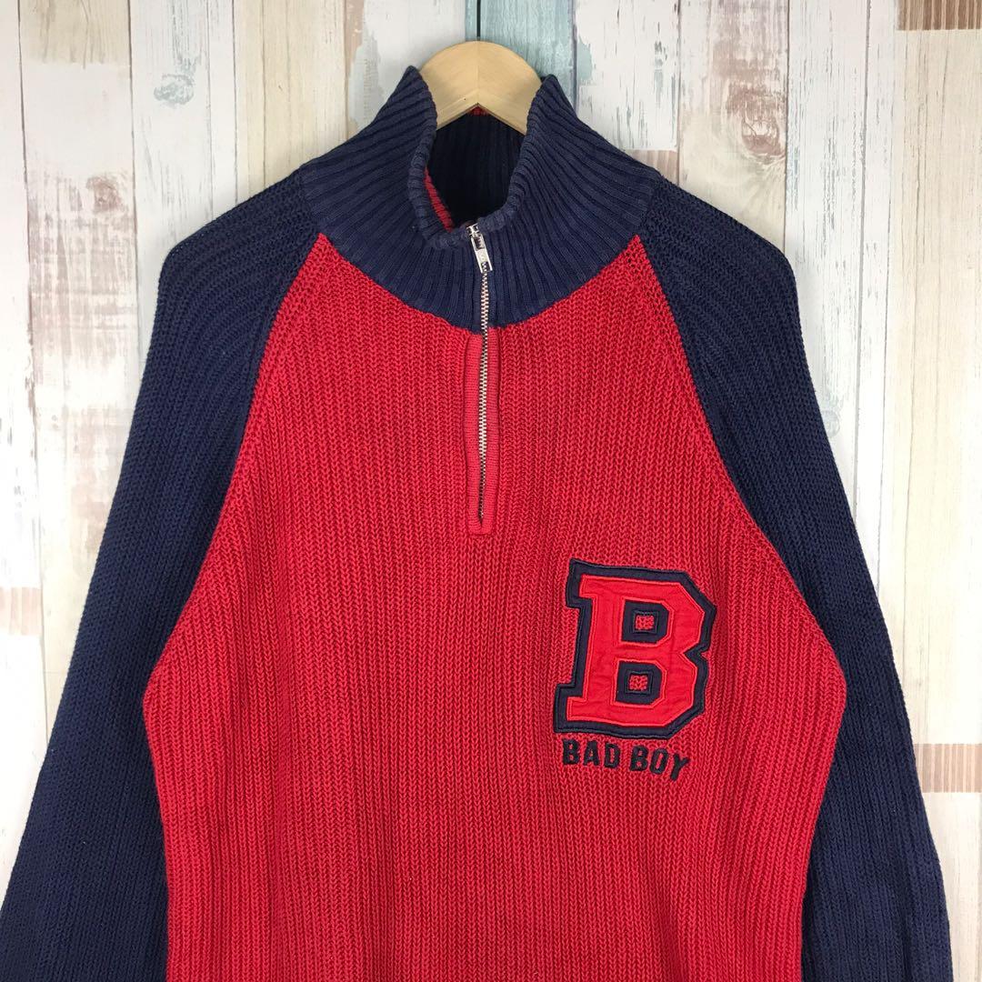 Vintage Bad Boy Embroidery Logo Sweater, Men's Fashion, Tops & Sets ...