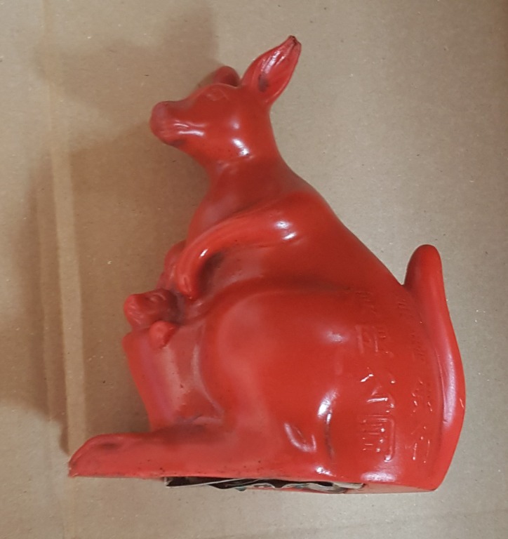 Vintage Chung Khiaw Bank Limited Designer Coin Bank, The Kangaroo Model ...