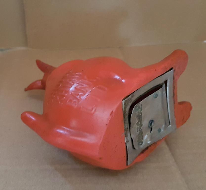 Vintage Chung Khiaw Bank Limited Designer Coin Bank, The Kangaroo Model ...