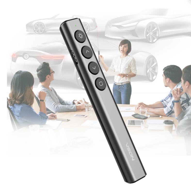 VSON N35 Wireless Slide USB PPT Presenter Laser Pointer, Everything ...