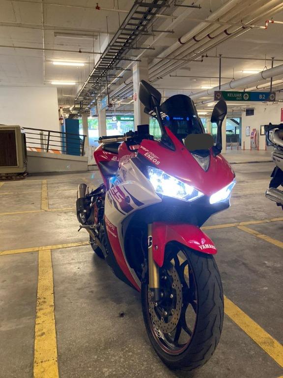 Yamaha R25 V1 Full Accessories, Low Mileage & PC5 Installed, Motorbikes ...