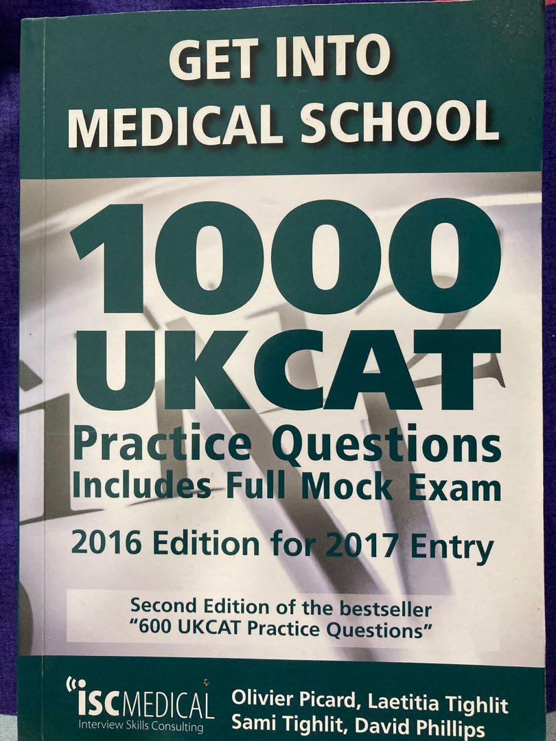 1000 UKCAT Practice Questions by ISC Medical, Hobbies & Toys, Books ...