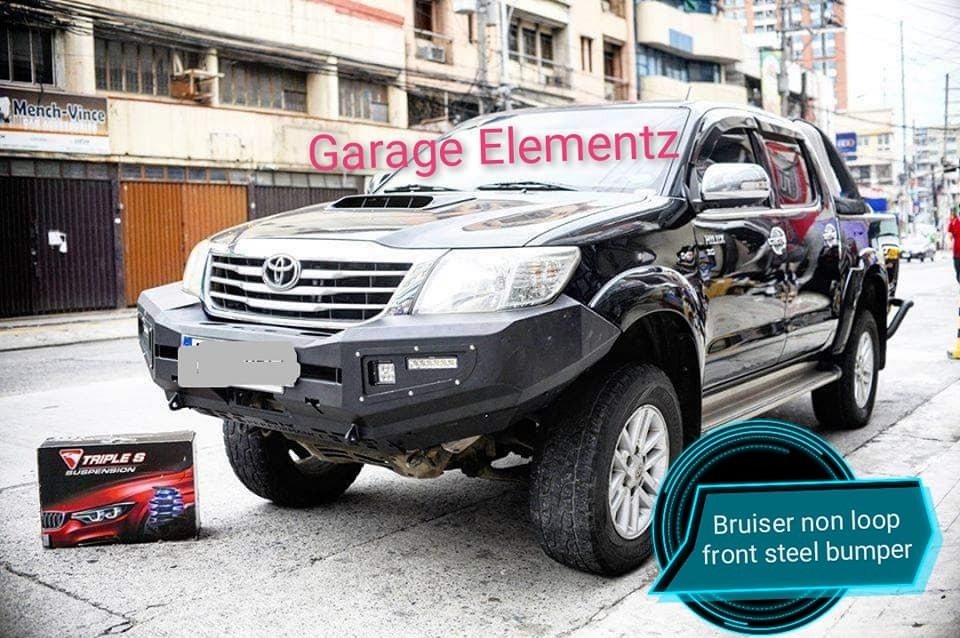 2008 to 2014 Toyota Hilux Vigo SR Performance Front steel bumpers ...