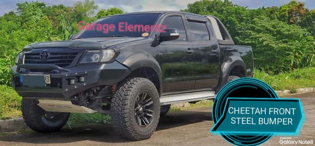 2008 to 2014 Toyota Hilux Vigo SR Performance Front steel bumpers ...