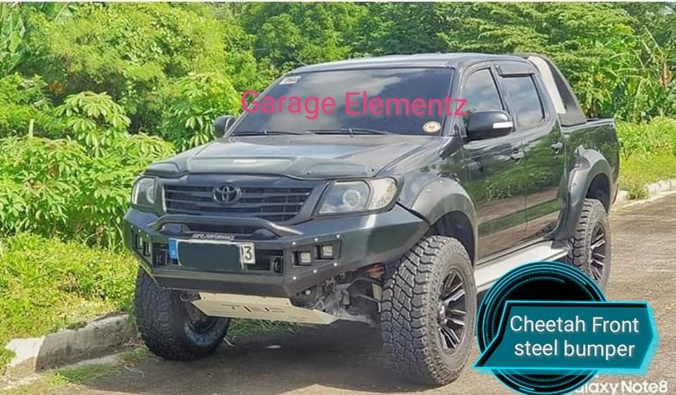 2008 to 2014 Toyota Hilux Vigo SR Performance Front steel bumpers ...