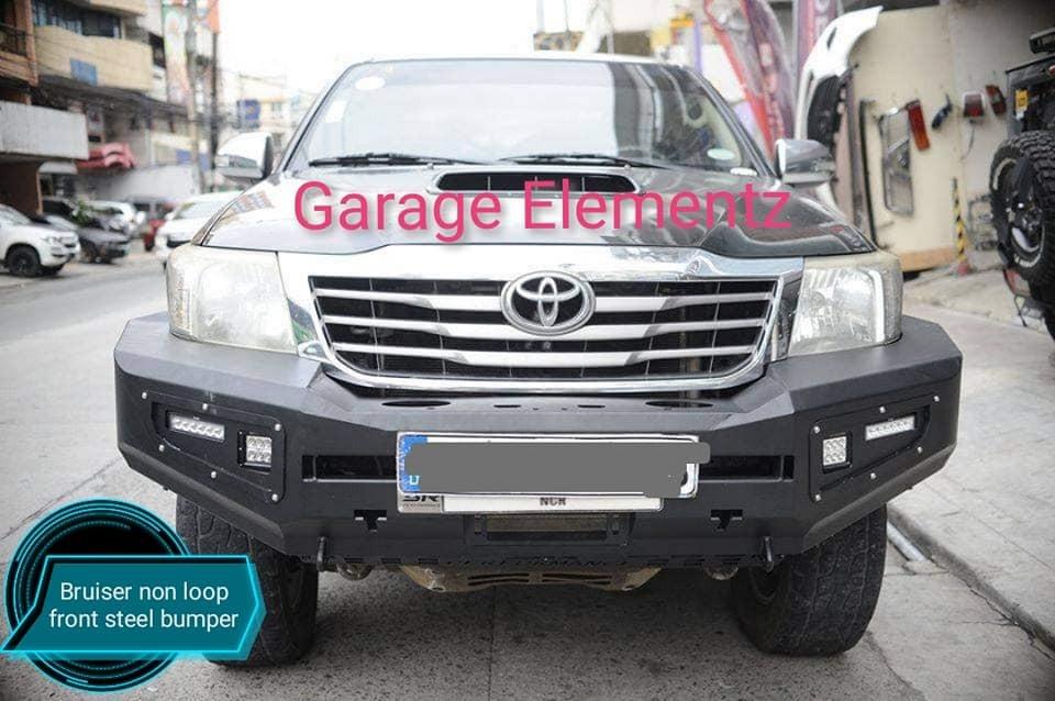 2008 to 2014 Toyota Hilux Vigo SR Performance Front steel bumpers ...