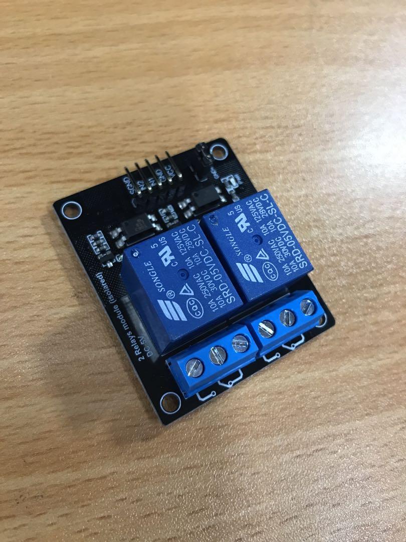 2 channel relay module relay expansion board 5V low level triggered 2 ...