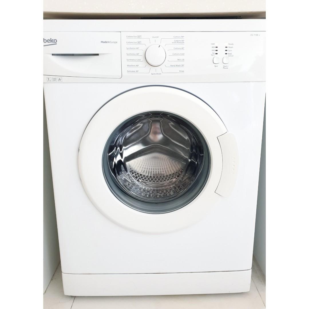 Beko 7kg Front Load Washing Machine EV 7100+ Washer, TV & Home ...