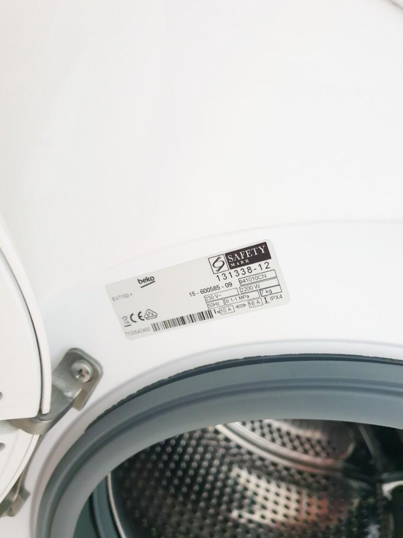 Beko 7kg Front Load Washing Machine EV 7100+ Washer, TV & Home ...