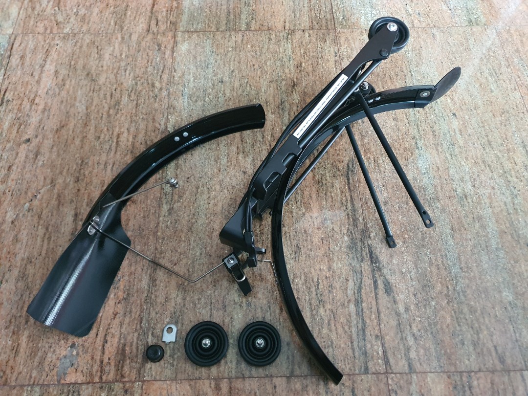 Black Edition Brompton Rear Rack Set, Sports Equipment, Bicycles ...
