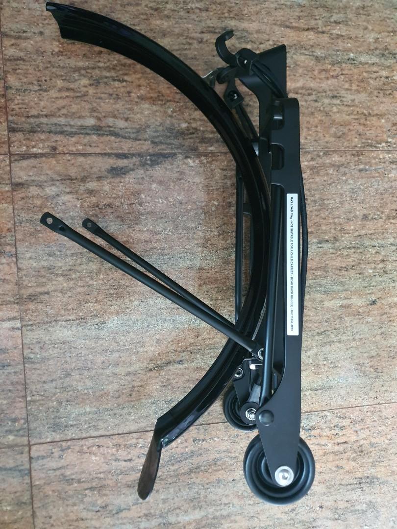 Black Edition Brompton Rear Rack Set, Sports Equipment, Bicycles ...