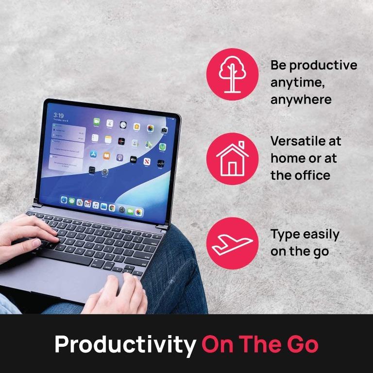 Brydge Pro 12.9 Keyboard for iPad Pro 12.9-inch 3rd Generation Model ...