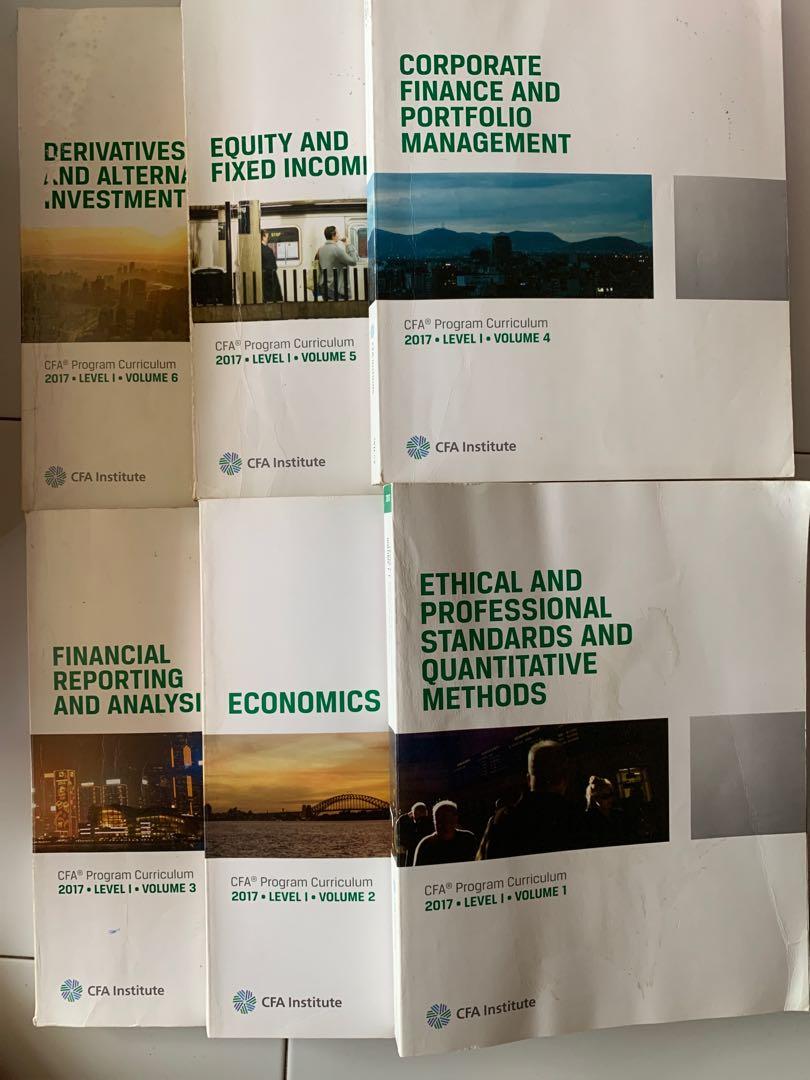 CFA LEVEL 1 (Official textbook) 2017, Hobbies & Toys, Books & Magazines ...