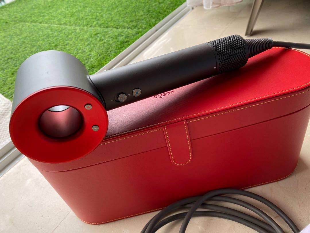Limited edition Red Dyson hair dryer, Beauty & Personal Care, Hair on ...
