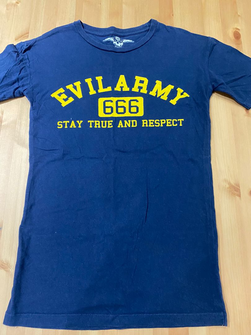 Evil Army T-Shirt, Men's Fashion, Tops & Sets, Tshirts & Polo Shirts on ...