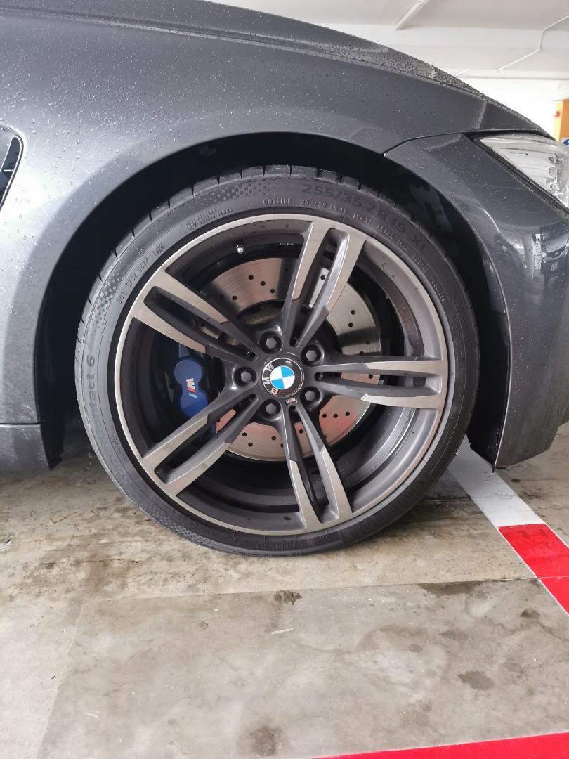 BMW 3 Series F80 M3 19 inch original stock rim with tyres, Car ...
