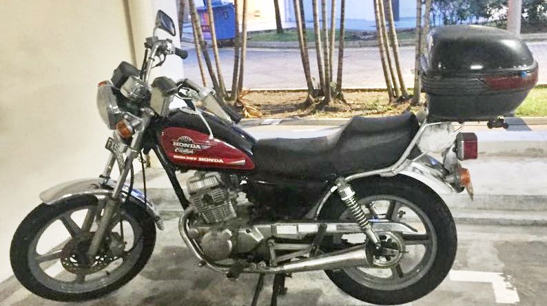 FREE: CM125 Wheelset + tyres, Motorcycles, Motorcycle Accessories on ...