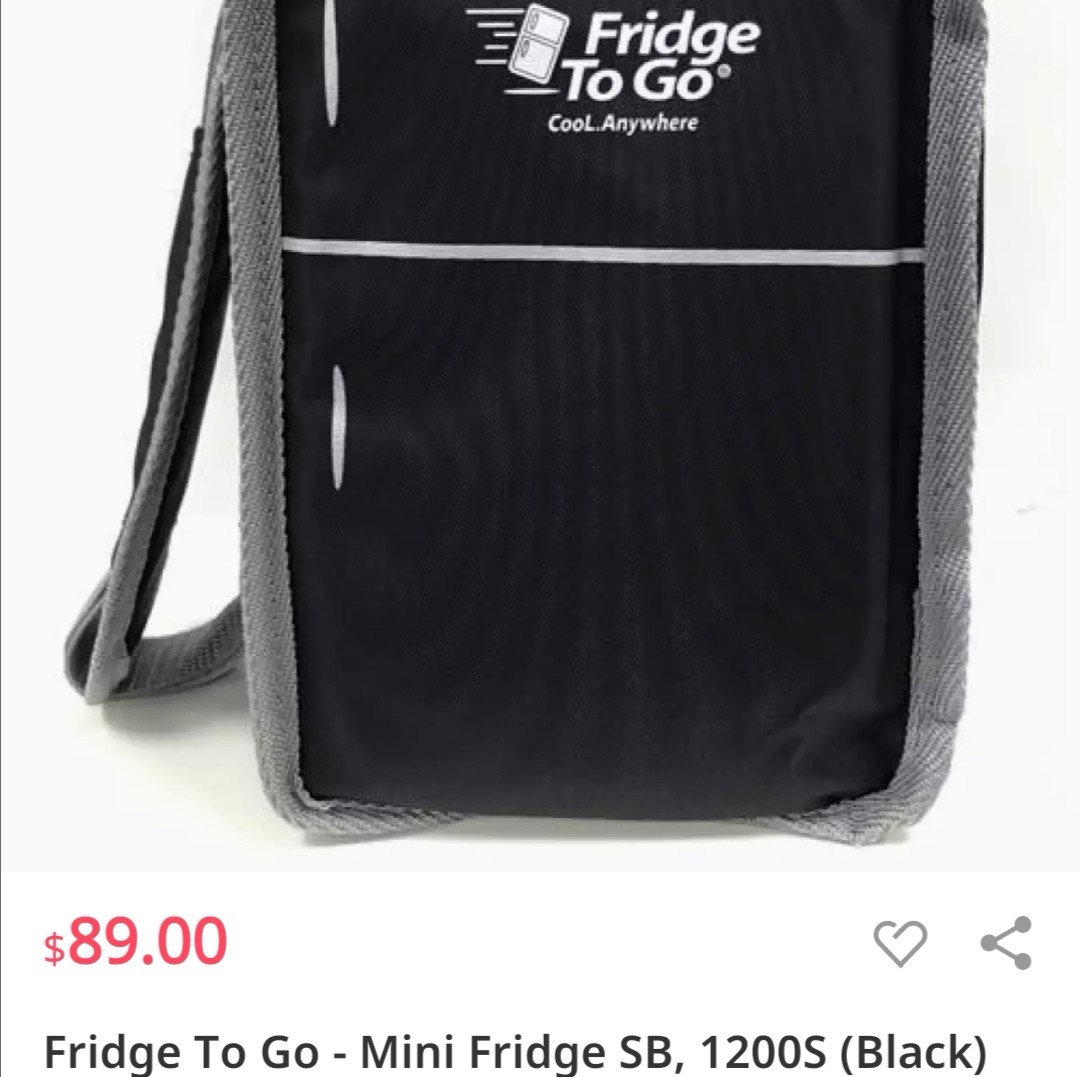 Fridge To Go Cooler Bag for breastmilk / Mini-fridge 12, Babies & Kids ...