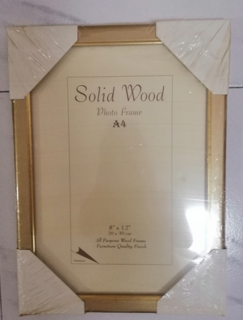 Wooden A4 B4 Photo Frames, Everything Else on Carousell