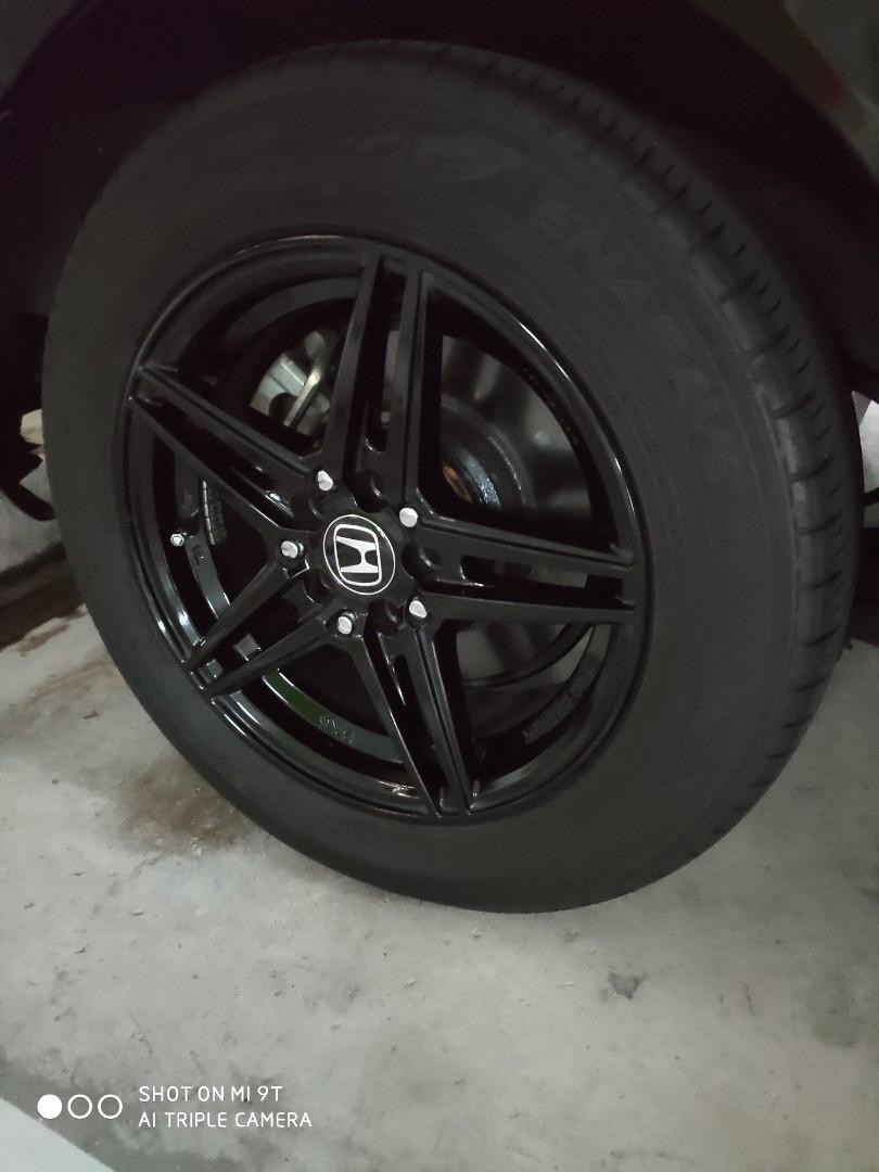Honda freed 15 inch rims, Car Accessories, Tyres & Rims on Carousell