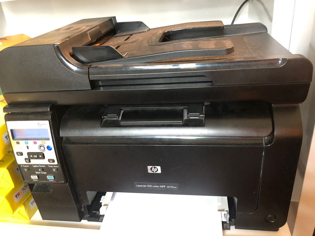 HP Laser Jet 100color MFP M175nw, Computers & Tech, Parts & Accessories ...
