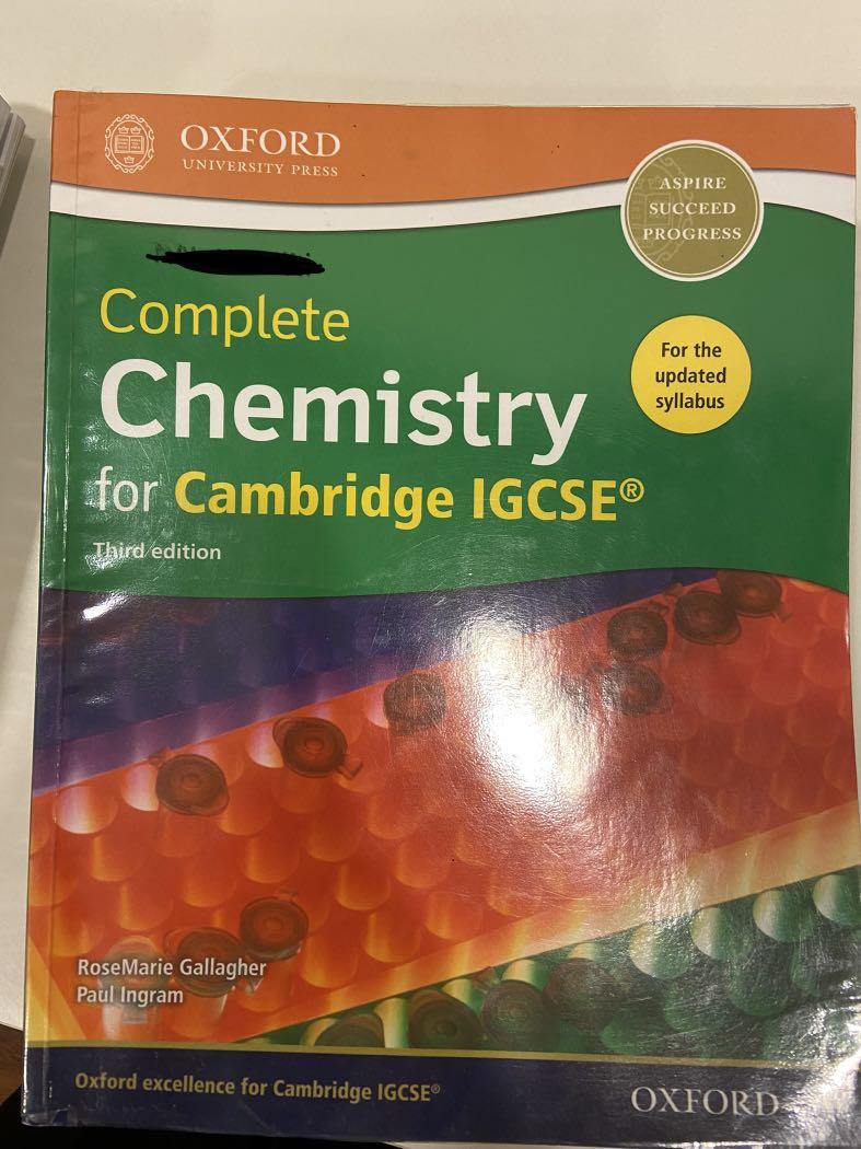 Igcse O Level Chemistry Textbooks And Workbook Hobbies And Toys Books And Magazines Textbooks On