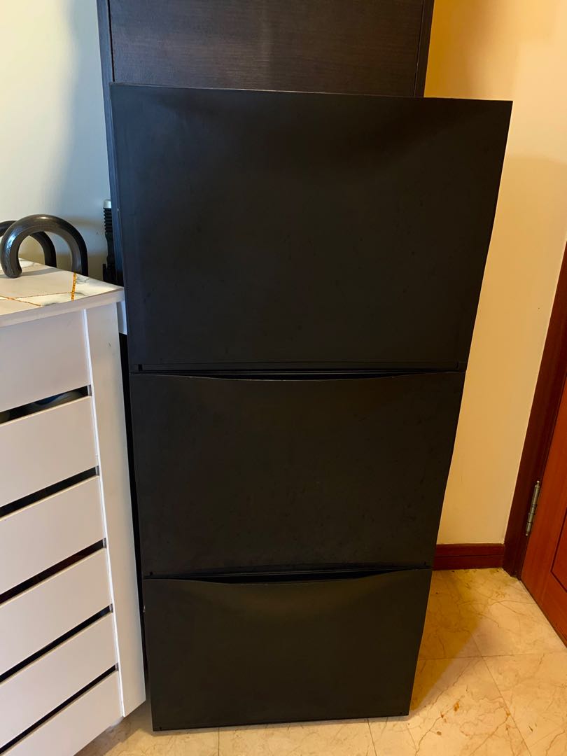 IKEA Shoe Rack Shoe Cabinet Drawer, Furniture & Home Living, Furniture ...