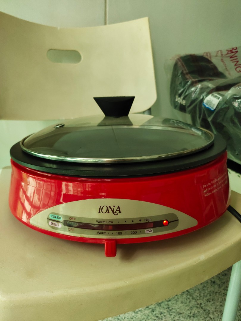 IONA ELECTRIC STEAM BOAT/ GRILLER, TV & Home Appliances, Kitchen ...