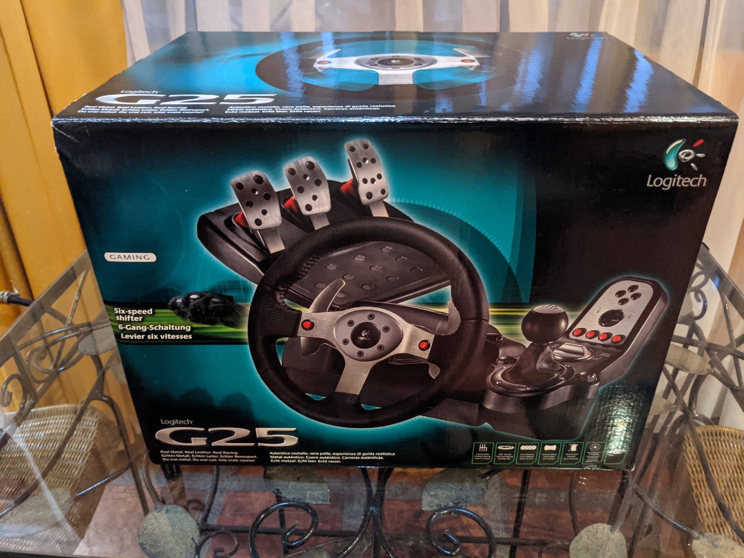 Logitech G25 Racing Wheel, Computers & Tech, Parts & Accessories ...