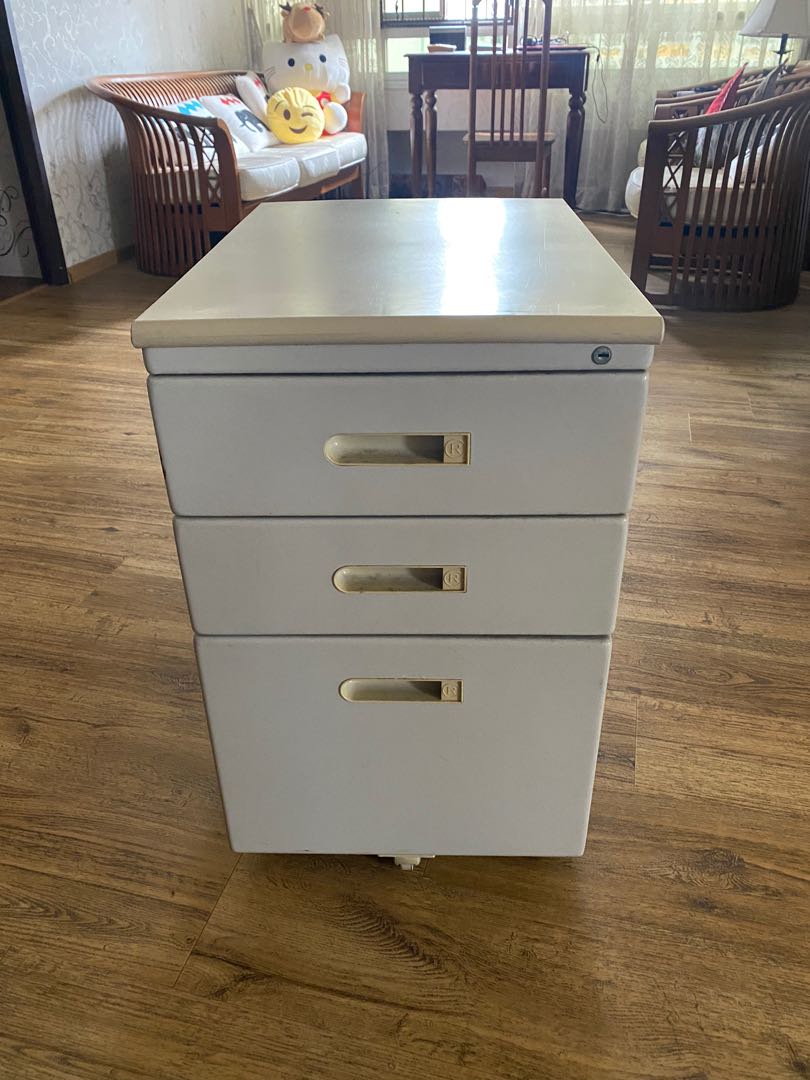 Metal office drawer (No key), Furniture & Home Living, Furniture ...