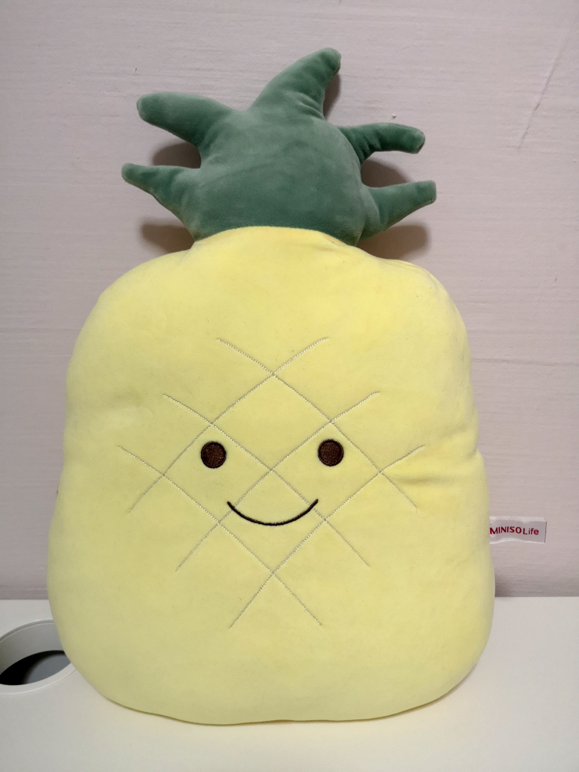 Miniso pineapple stuff toy, Toys & Games, Stuffed Toys on Carousell