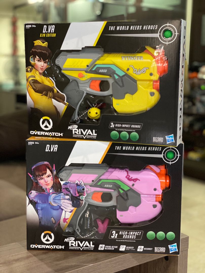 Nerf Rival Overwatch D.Va & rare B.Va, Toys & Games, Others on Carousell