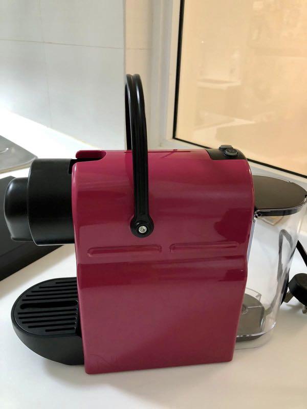 Nespresso Inissia coffee machine Pink, TV & Home Appliances, Kitchen ...