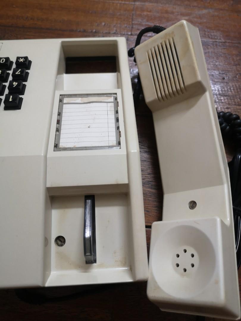 Old Antique Telephone Jabatan Telekom SKTH 1382 White Colour, Hobbies ...