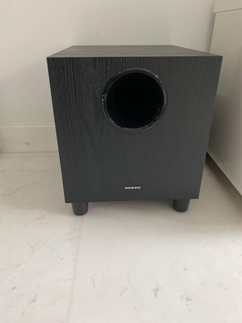 Home theater speaker sound system- Onkyo 5.1 - (HT-S3700). Receiver+woofer+speakers, Audio ...