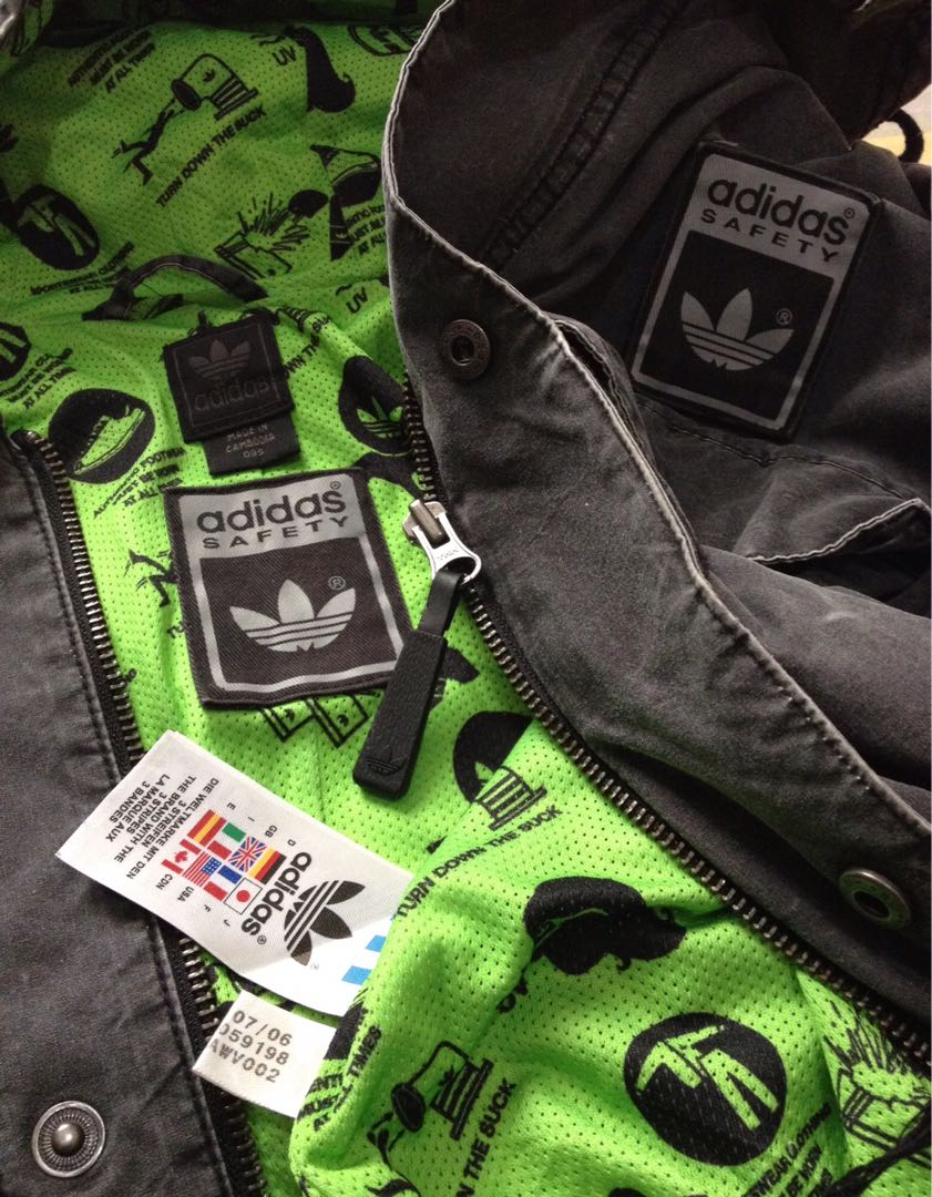 Parka Fishtail Adidas Safety Original, Fesyen Pria, Pakaian , Lainnya ...
