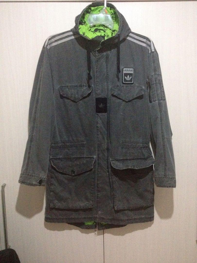 Parka Fishtail Adidas Safety Original, Fesyen Pria, Pakaian , Lainnya ...
