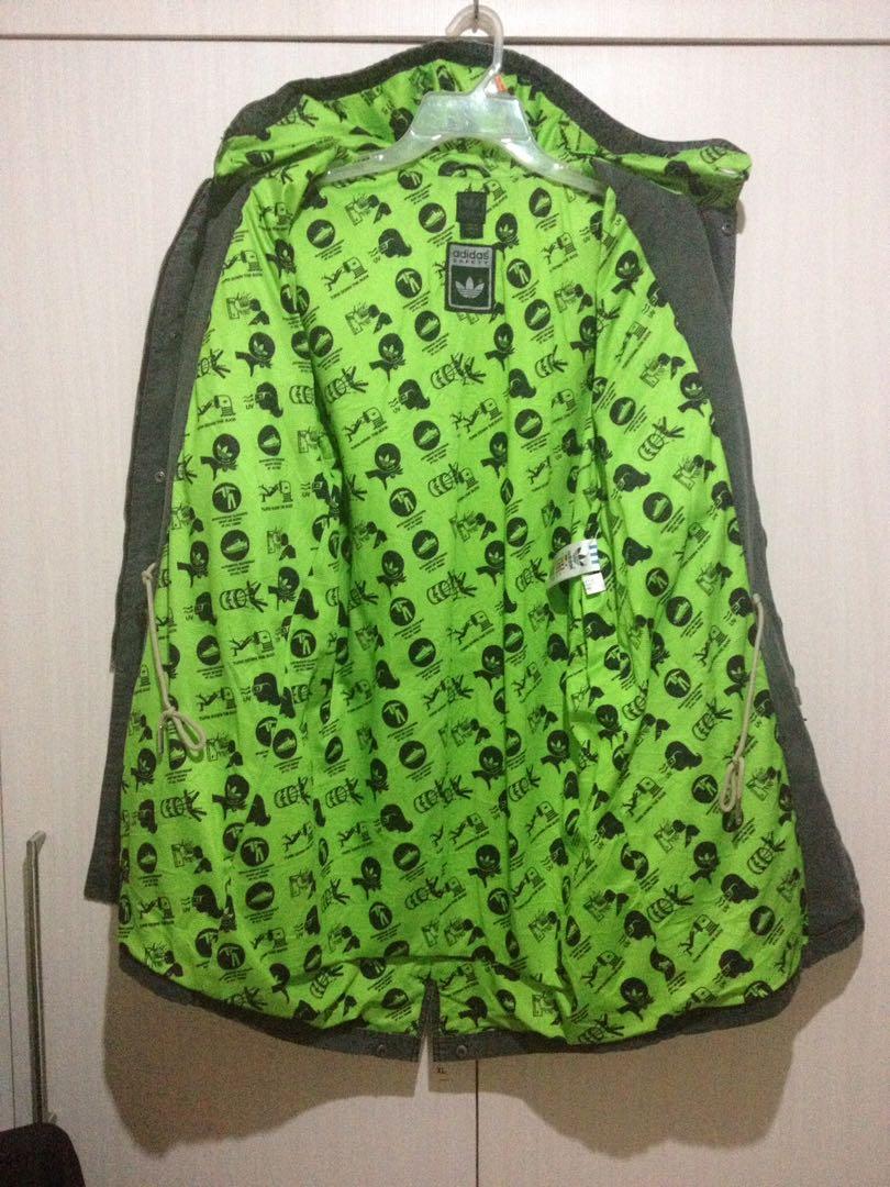 Parka Fishtail Adidas Safety Original, Fesyen Pria, Pakaian , Lainnya ...