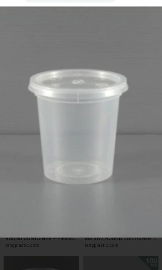 Plastic container MS 8 with lid, Furniture & Home Living, Kitchenware ...