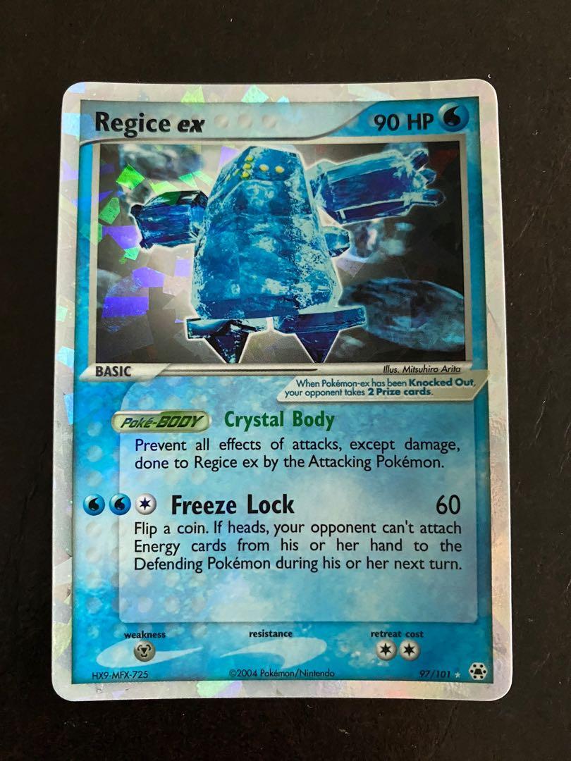Pokemon TCG - Regirock ex, Registeel ex & Regice ex - Ex Hidden Legends ...
