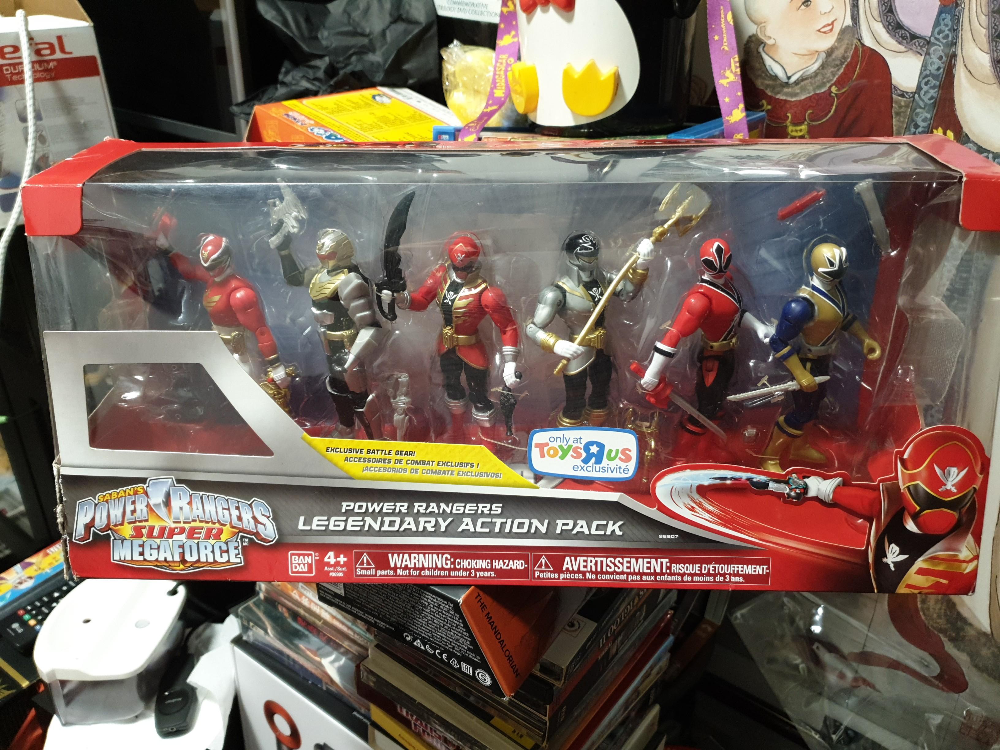 Power Rangers Super Megaforce Legendary Action Pack, Hobbies & Toys ...