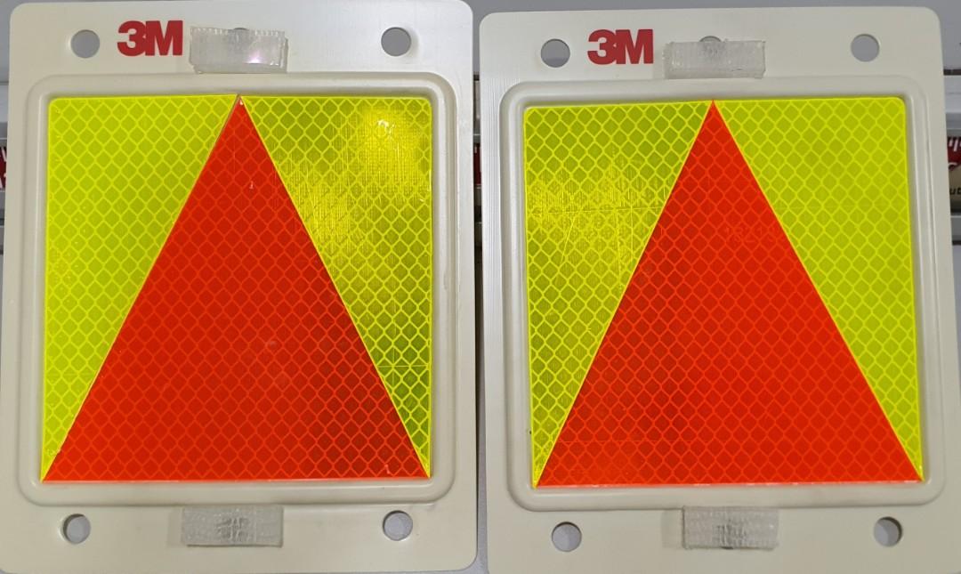 Probationary Triangle Plates, Car Accessories, Accessories on Carousell