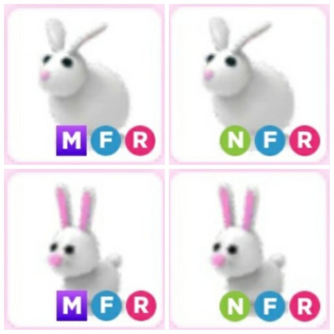 Rabbit & Bunny Adopt me pet Roblox, Toys & Games, Video Gaming, In-Game ...