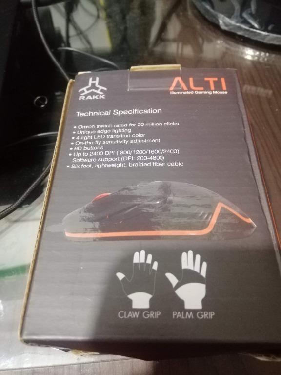 Rakk Alti Illuminated Gaming Mouse RGY + Rakk Illuminated Gaming ...
