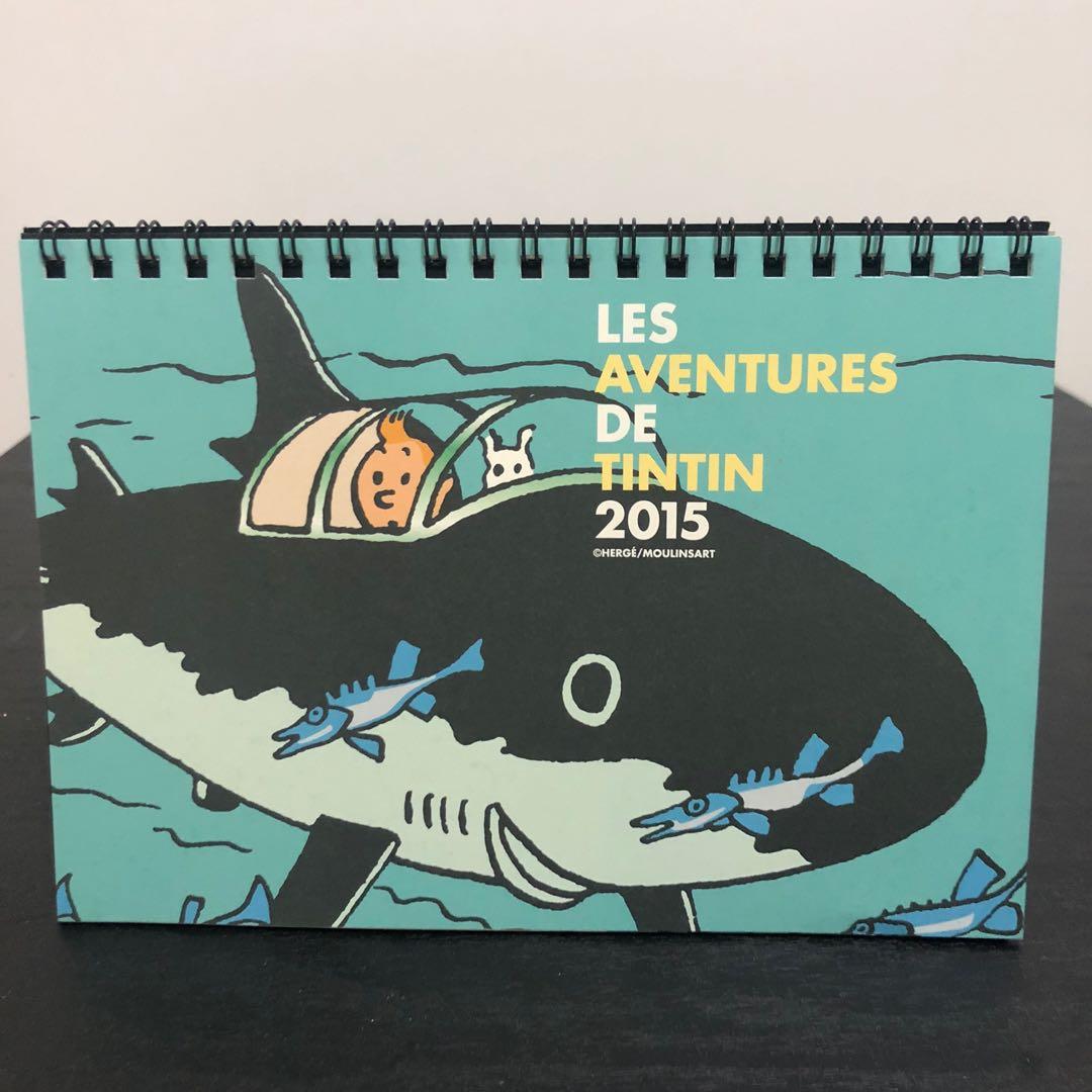 Tintin book set & calendar, Hobbies & Toys, Memorabilia & Collectibles ...