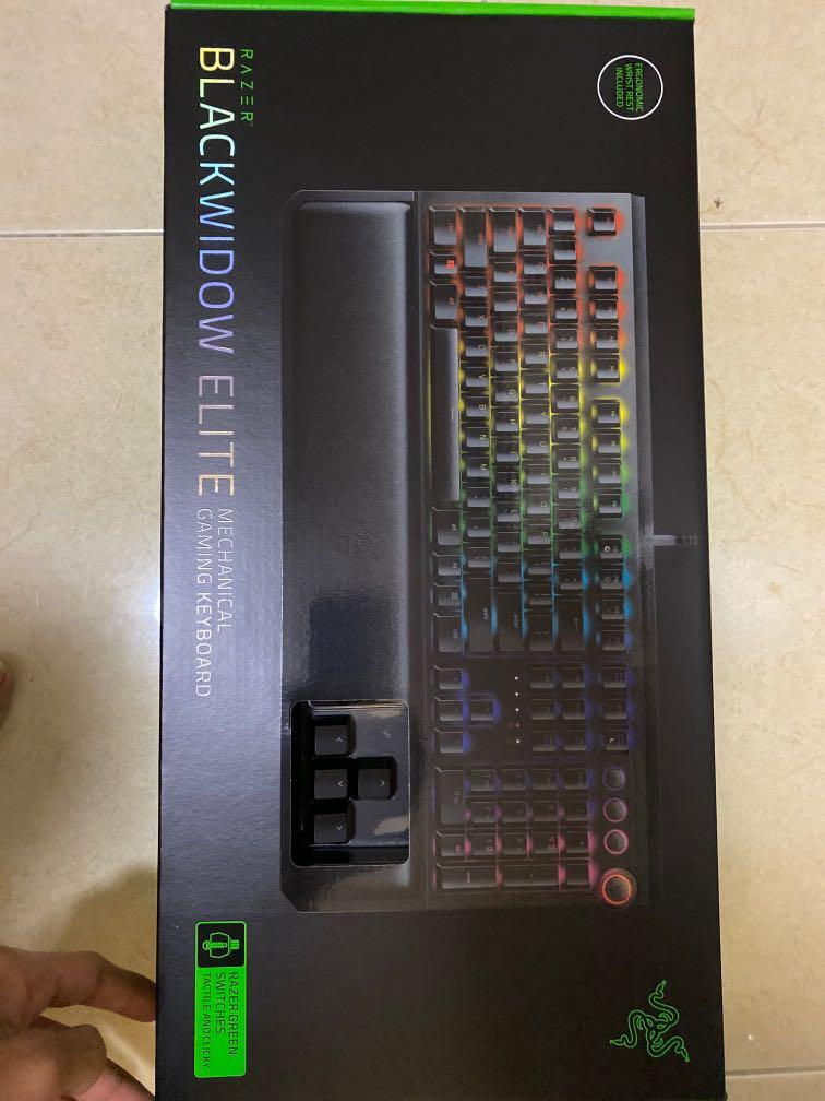 Razer black widow elite mechanical keyboard, Computers & Tech, Parts ...
